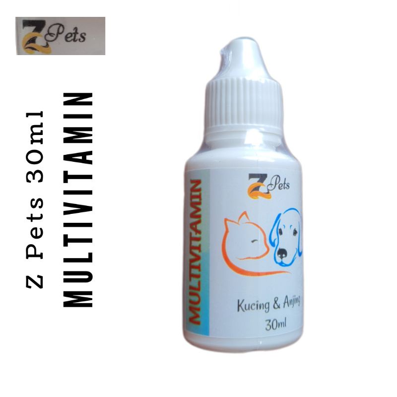 Jual Multivitamin Z Pets 30ml - Vitamin Kucing & Anjing untuk Daya ...