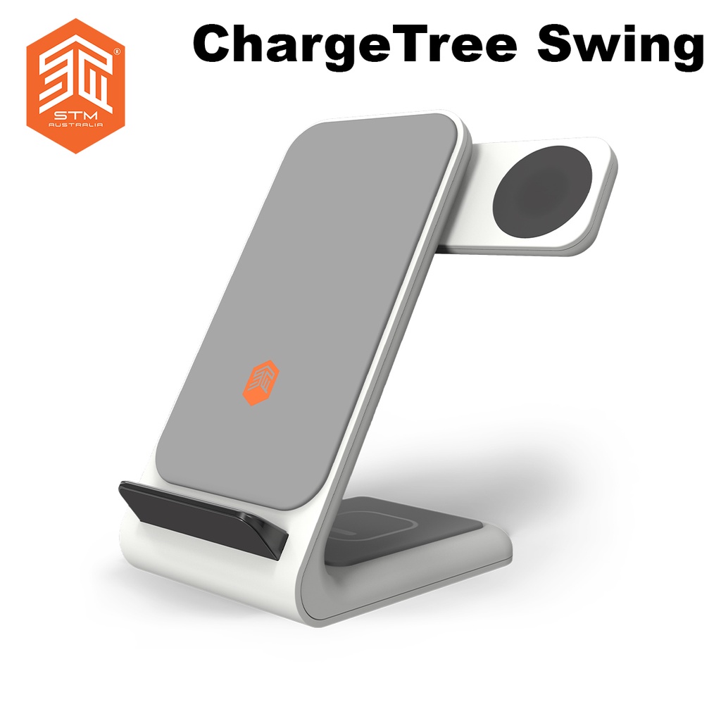 Jual STM 3in1 Docking Wireless Charging Station Charge Tree Swing ...