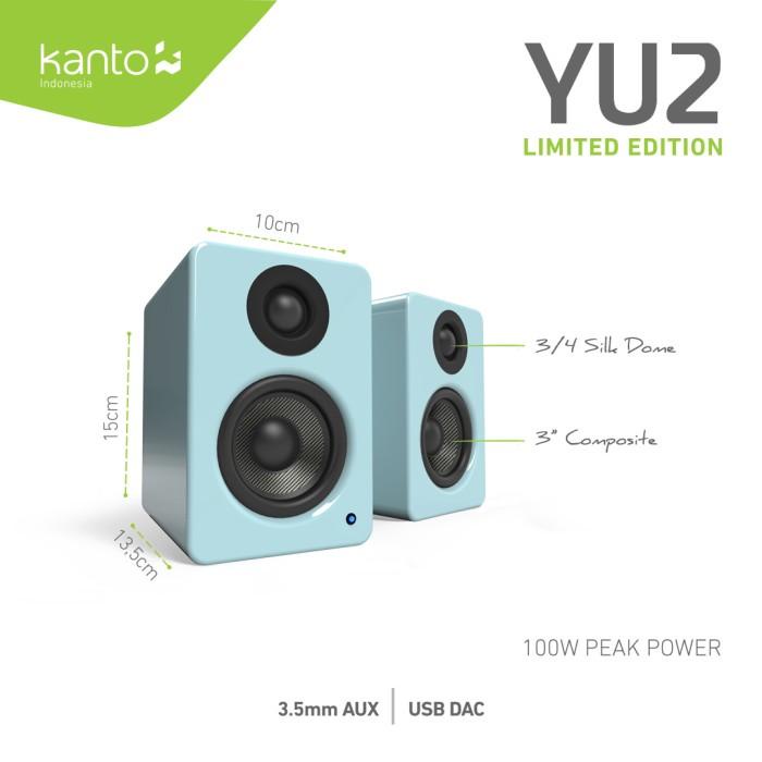 Jual Speak | Kanto Yu2 Yu 2 - Powered Bookshelf Speaker | Shopee Indonesia
