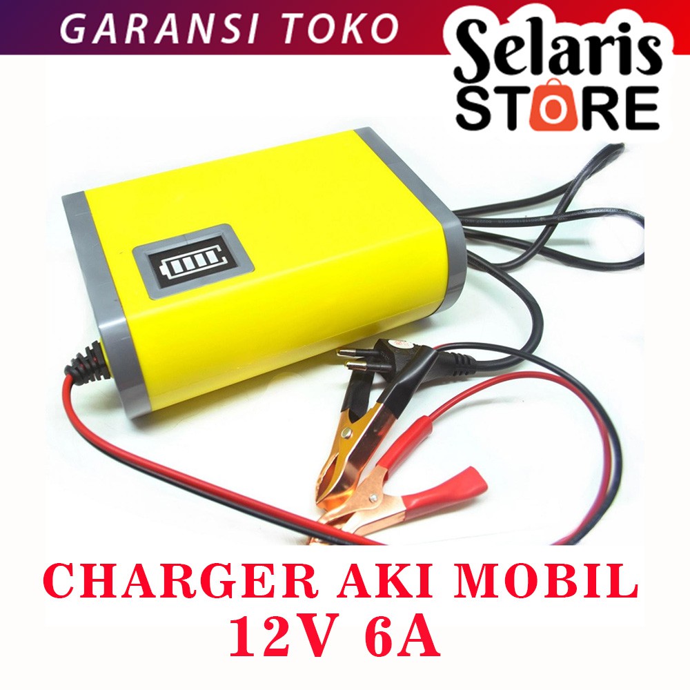 Jual Alat Setrum Aki Mobil 12V 6A Charger Aki Portable FBC1206D Selaris ...