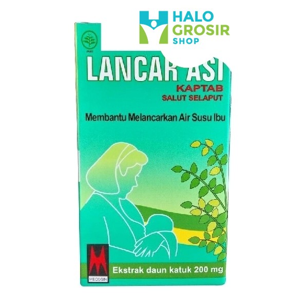 Jual Lancar Asi dari Ekstrak Daun Katuk 200 mg Pelancar Asi - Isi 30 Kaptab | Shopee Indonesia