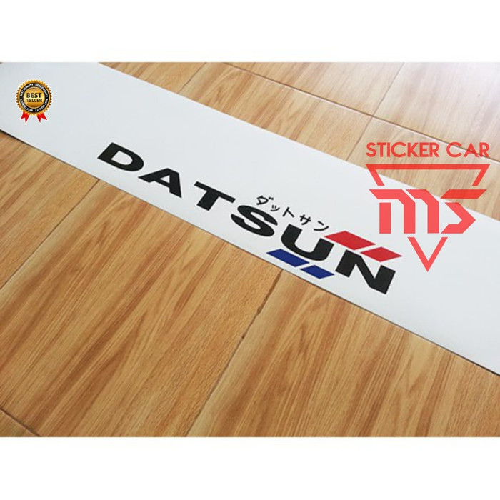 Jual sticker datsun stiker mobil datsun go panca kanji kaca mobil ples ...