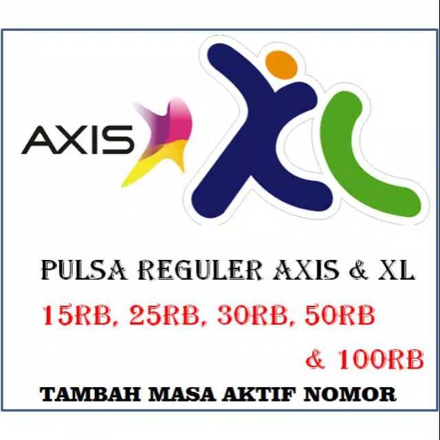 Jual Pulsa AXIS XL 10 10rb 15 25 30 50rb 100rb Pulsa Reguler AXIS XL ...