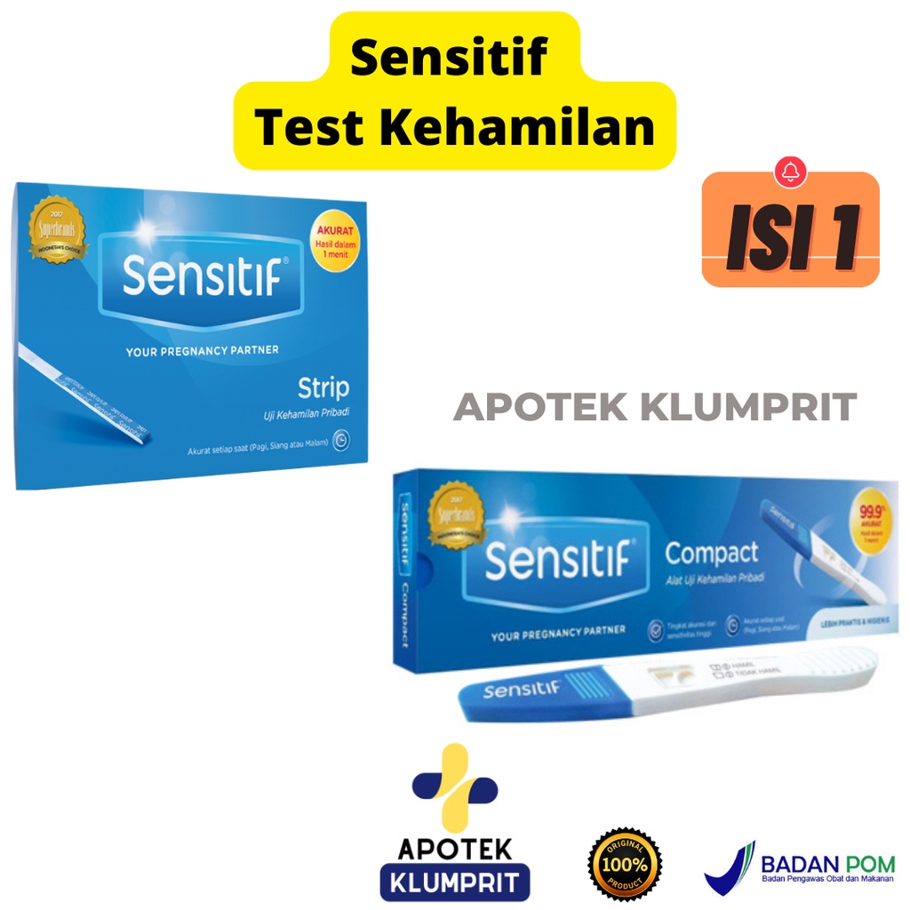 Jual SENSITIF / SENSITIF TEST PACK / STRIP / COMPACT / SENSITIVE ...