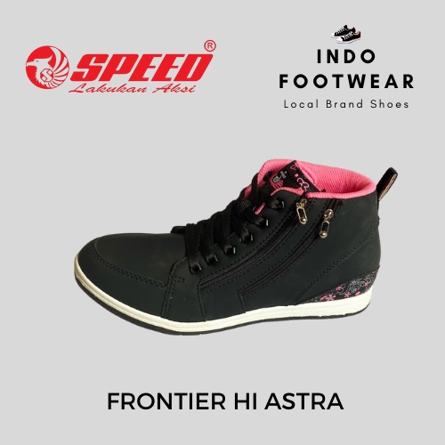 Jual SEPATU SPEED FRONTIER BLACK PINK / 100% ORIGINAL / SEPATU SEKOLAH ...