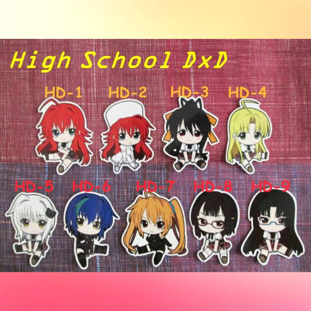 Jual Sticker Anime High School DxD 1 Merchandise | Shopee Indonesia