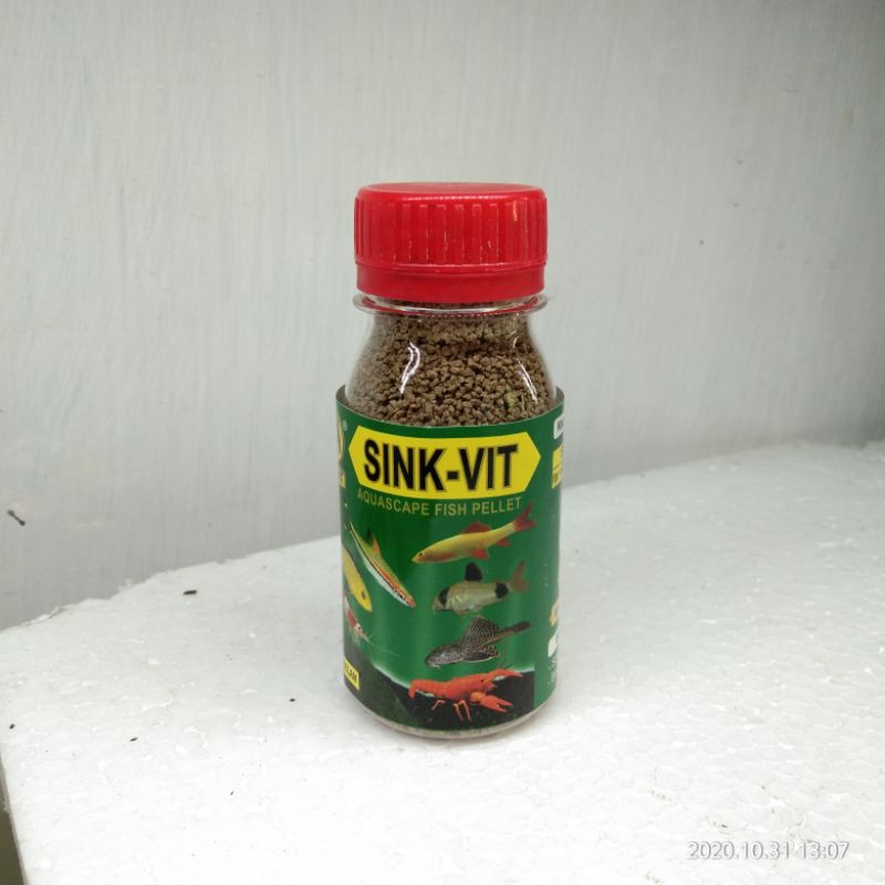 Jual sinking pelet tenggelam pakan ikan di dasar aquascape aquarium ...