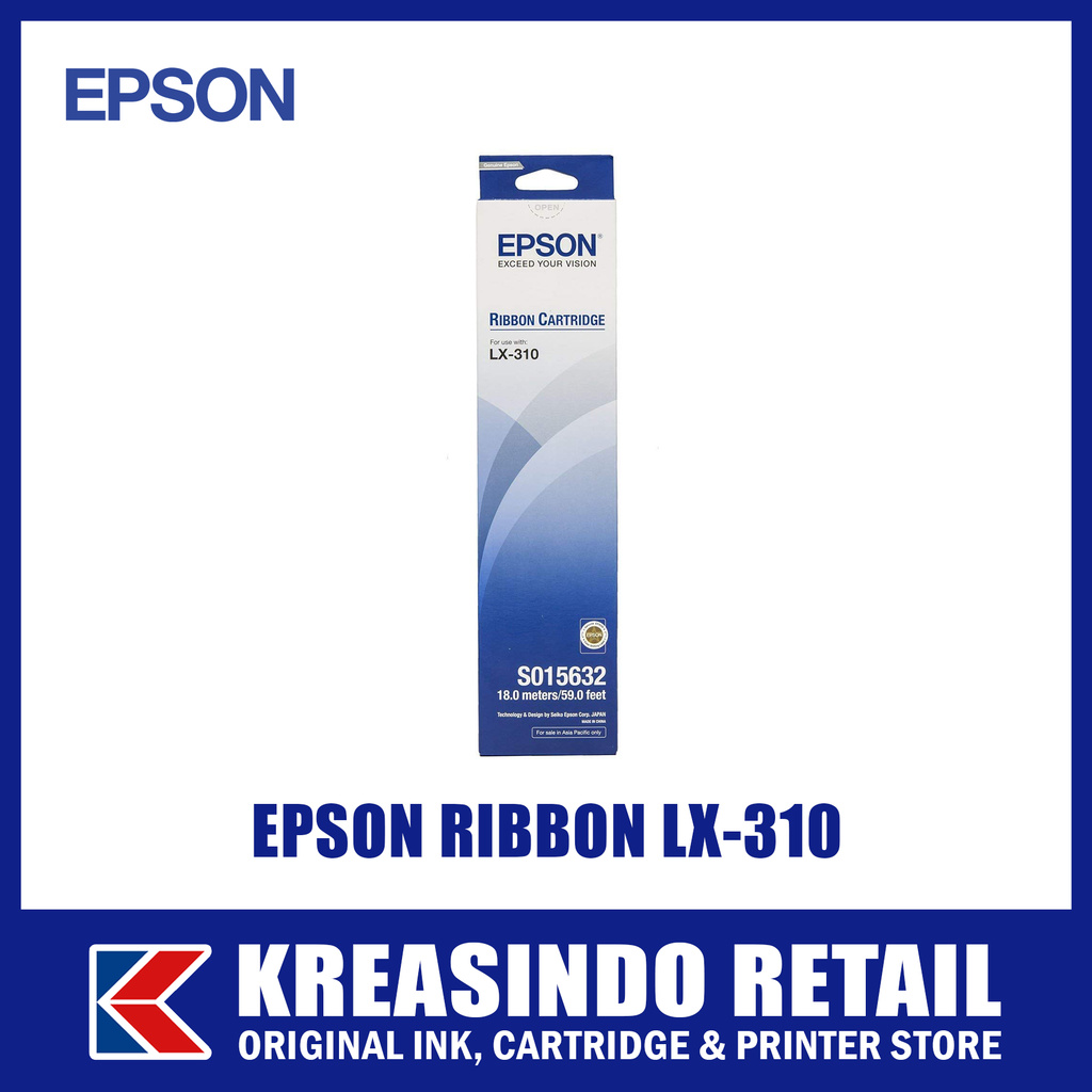 Jual Epson Ribbon Cartridge / Pita / Tinta LX 310 LX310 Original ...