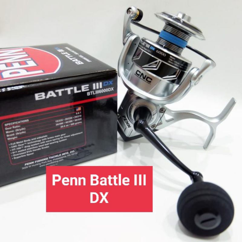 Jual Reel Penn Battle III 1000, 2000, 3000, 4000, 5000, 6000, 8000 reel ...