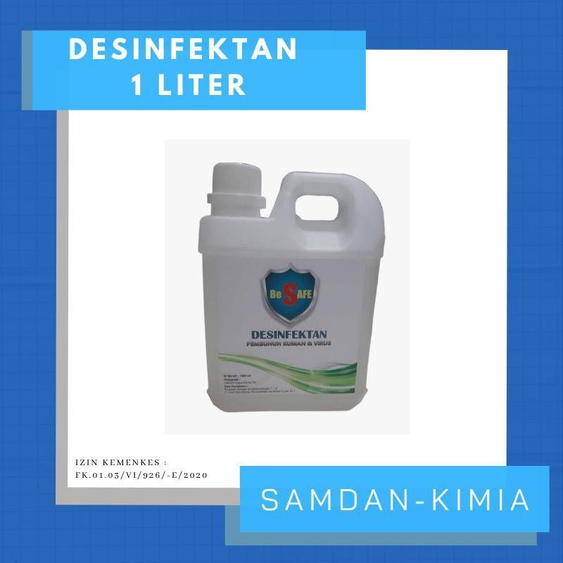Jual Cairan Desinfektan 1 liter / 1000 ml - siap pakai - izin kemenkes ...
