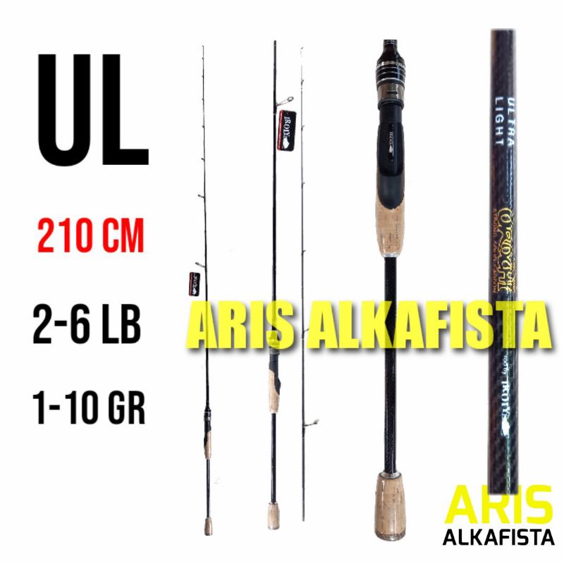 Jual Joran UL Carbon Shirohige 702 / 662 , 210 cm / 198 cm 2-6 lb Top ...