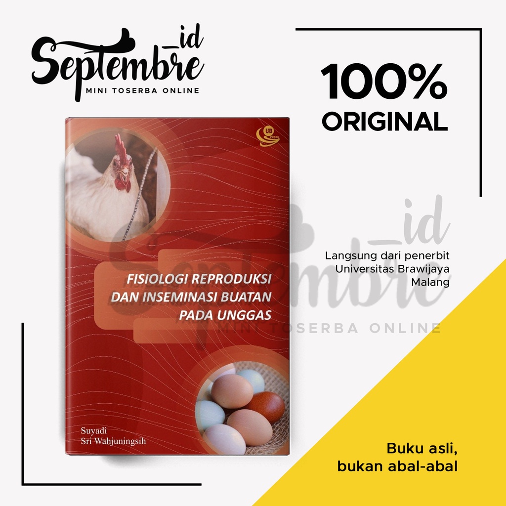 Jual Buku Original Fisiologi Reproduksi dan Inseminasi Buatan pada Unggas | Shopee Indonesia