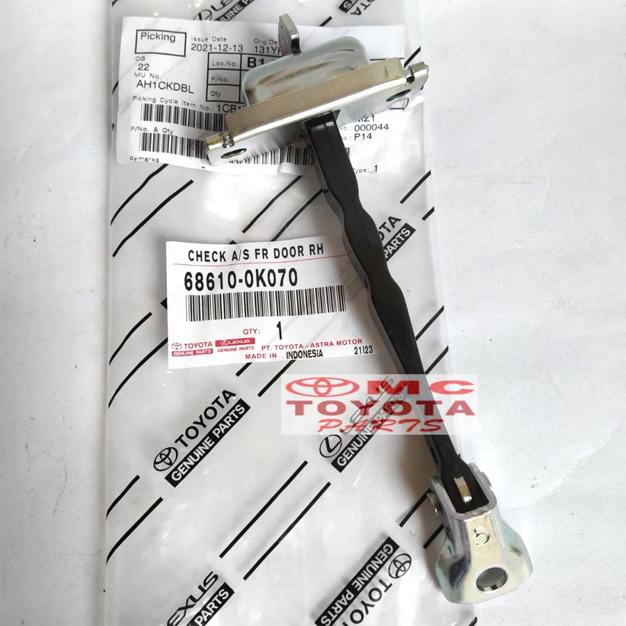 Jual Stopper Check Door Pintu Depan Innova Reborn 68610-0K070 | Shopee ...