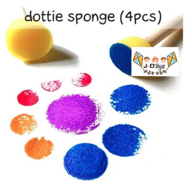 Jual Dottie Sponge (4pcs) | Shopee Indonesia