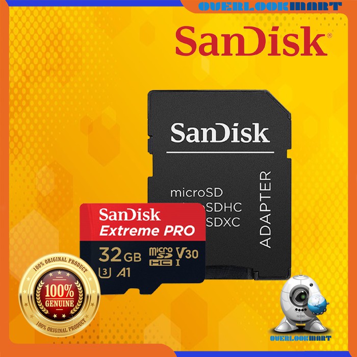 Jual Sandisk Extreme Pro A1 MicroSD 32 GB 100 Mbps Shopee Indonesia