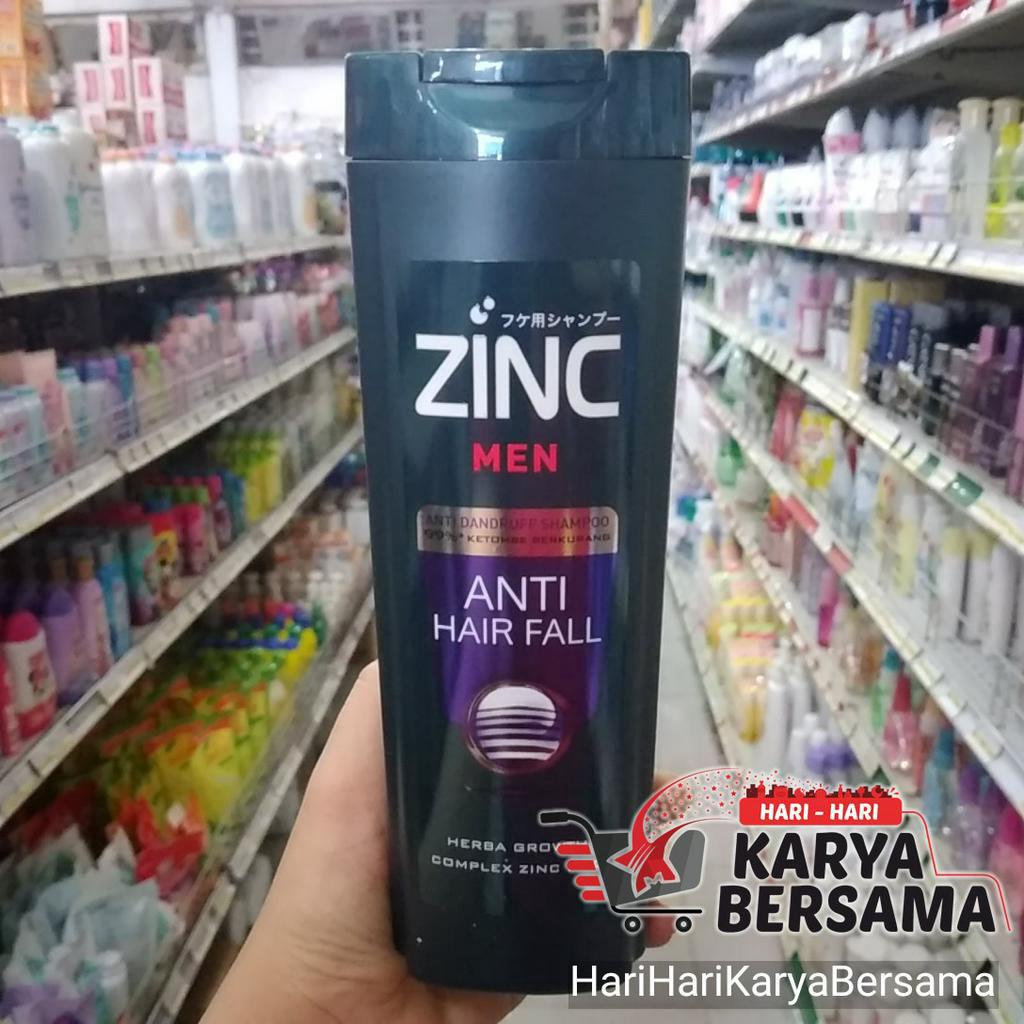 Jual SHAMPOO ZINC MEN ANTI DANDRUFF ANTI HAIR FALL BOTOL 340ML | Shopee ...