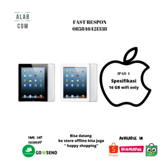 Jual IPAD 2 , IPAD 3, DAN IPAD 4 SECOND MURAH GARANSI | Shopee Indonesia