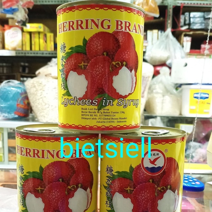 Jual Kalengbuah- Herring Brand Leci Kaleng 567 Gr 12 Klg/Krt Gosend ...