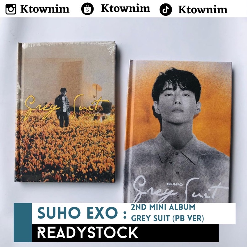 Jual [READY] SUHO EXO 2nd mini album [GREY SUIT] (Photobook ver ...