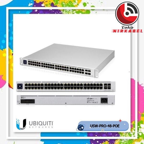 Jual Ubiquiti USW-PRO-48-POE-Gen2 Unifi Switch PRO 48Port Gigabit Gen 2 | Shopee Indonesia
