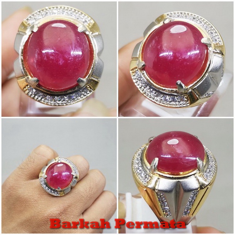 Jual Batu Permata Ruby Merah Delima Asli | Shopee Indonesia