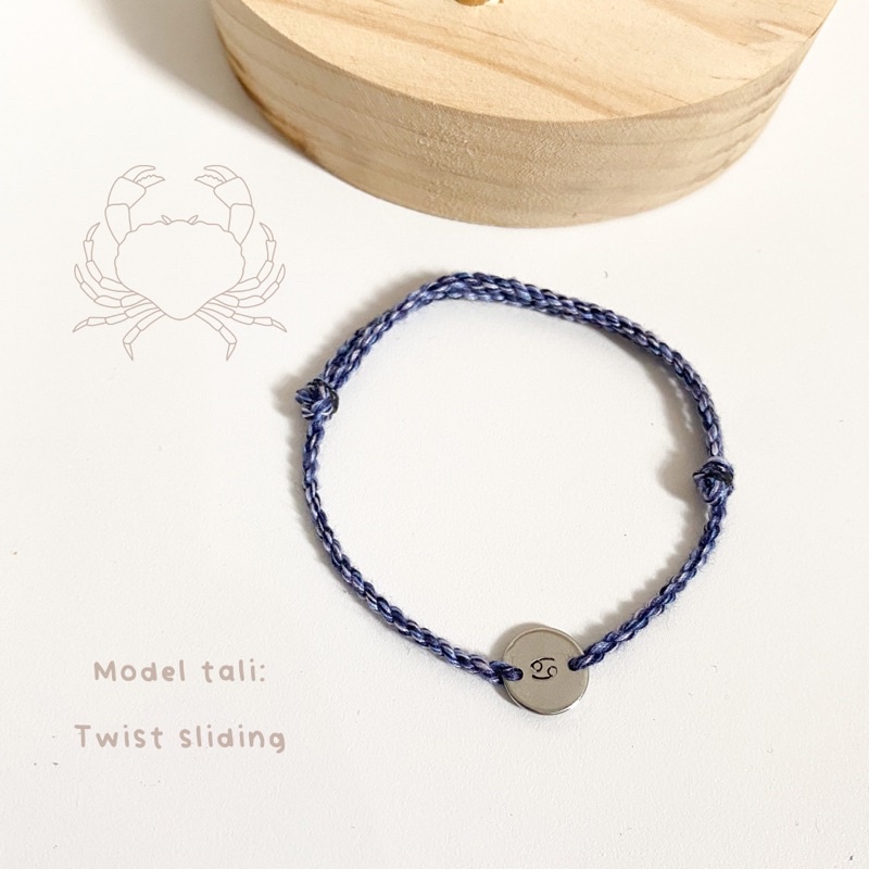 Jual GELANG CUSTOM ZODIAK/ zodiac STAINLESS STEEL ANTI KARAT LOLIASTUFF ...