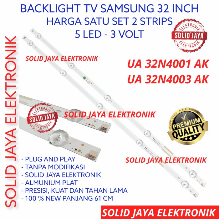 Jual BACKLIGHT TV LED SAMSUNG 32 INC UA 32N4001 32N4003 AK LAMPU BL 5K 3V | Shopee Indonesia