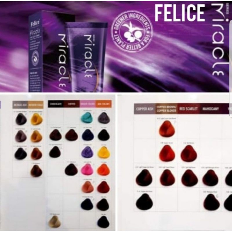 Jual Felice Katalog Miracle (Free 4 Lusin Cat Rambut Miracle) | Shopee ...