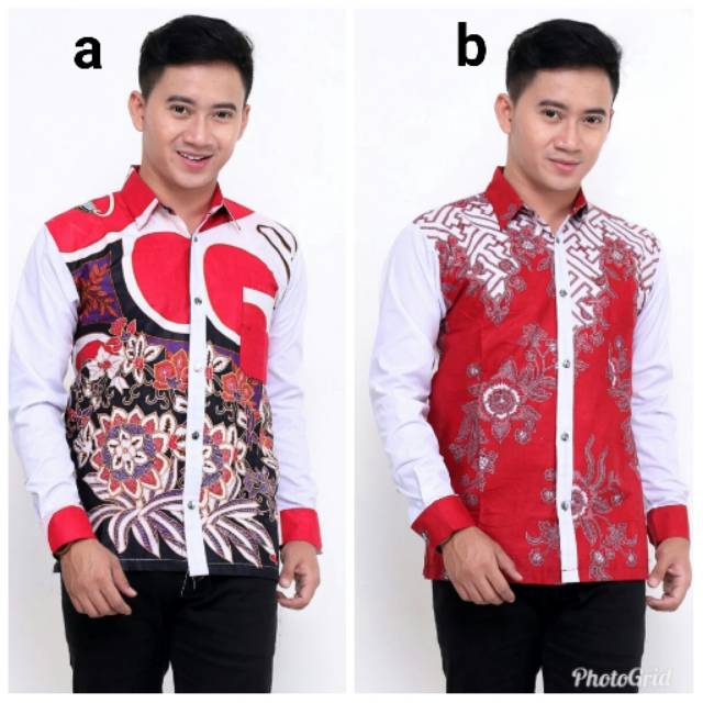 Jual Kemeja Merah putih | Shopee Indonesia