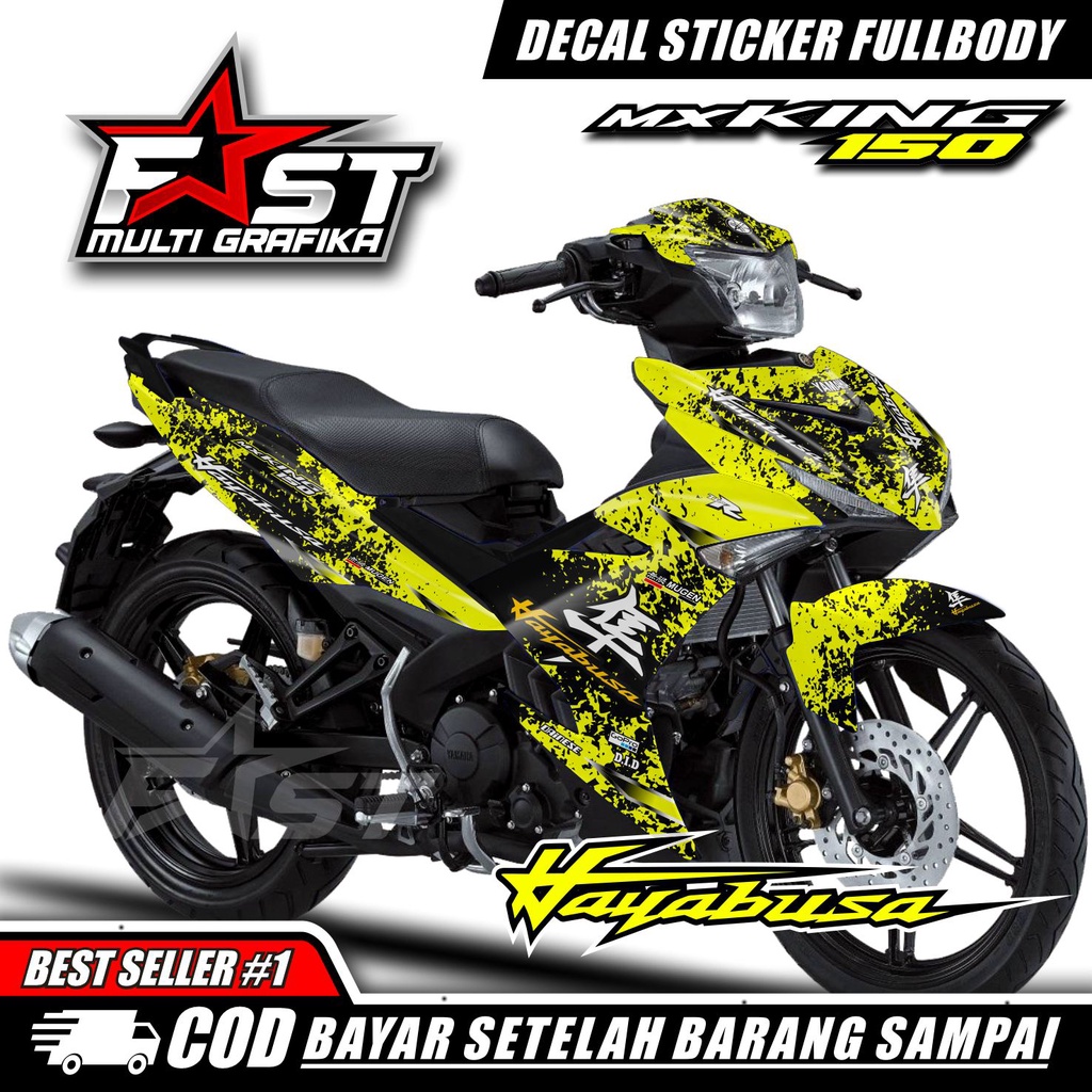 Jual Stiker Decal Mx King 150 Full Body Premium Quality hayabusa Decal ...