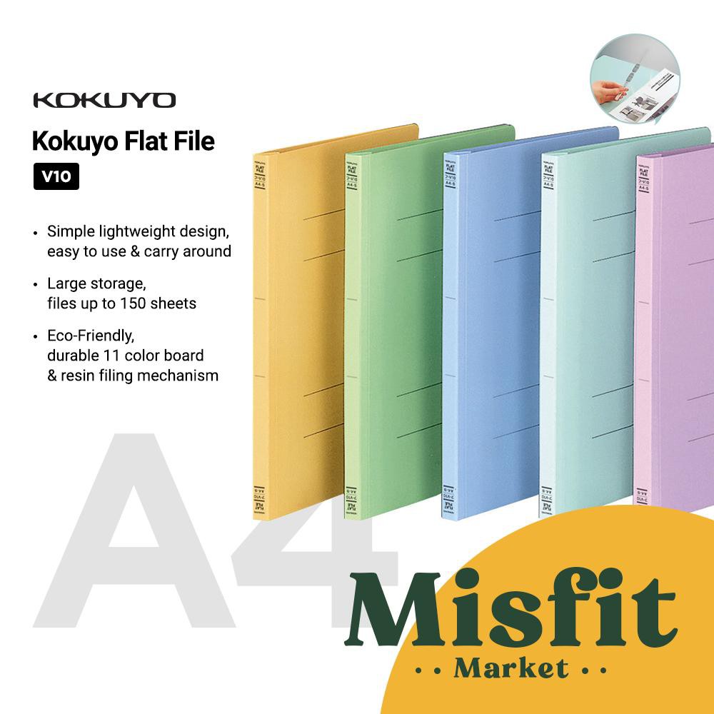 Jual KOKUYO FU-V10 Flat File A4 Binder Folder Document Dokumen Map Kertas 2 Lubang | Shopee ...