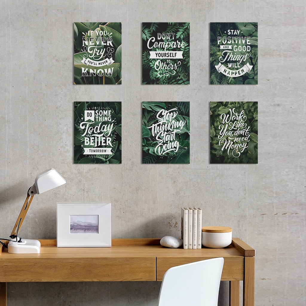 Jual Wall Decor Poster Dinding Hiasan Dinding Kamar Rumah Motivasi ...