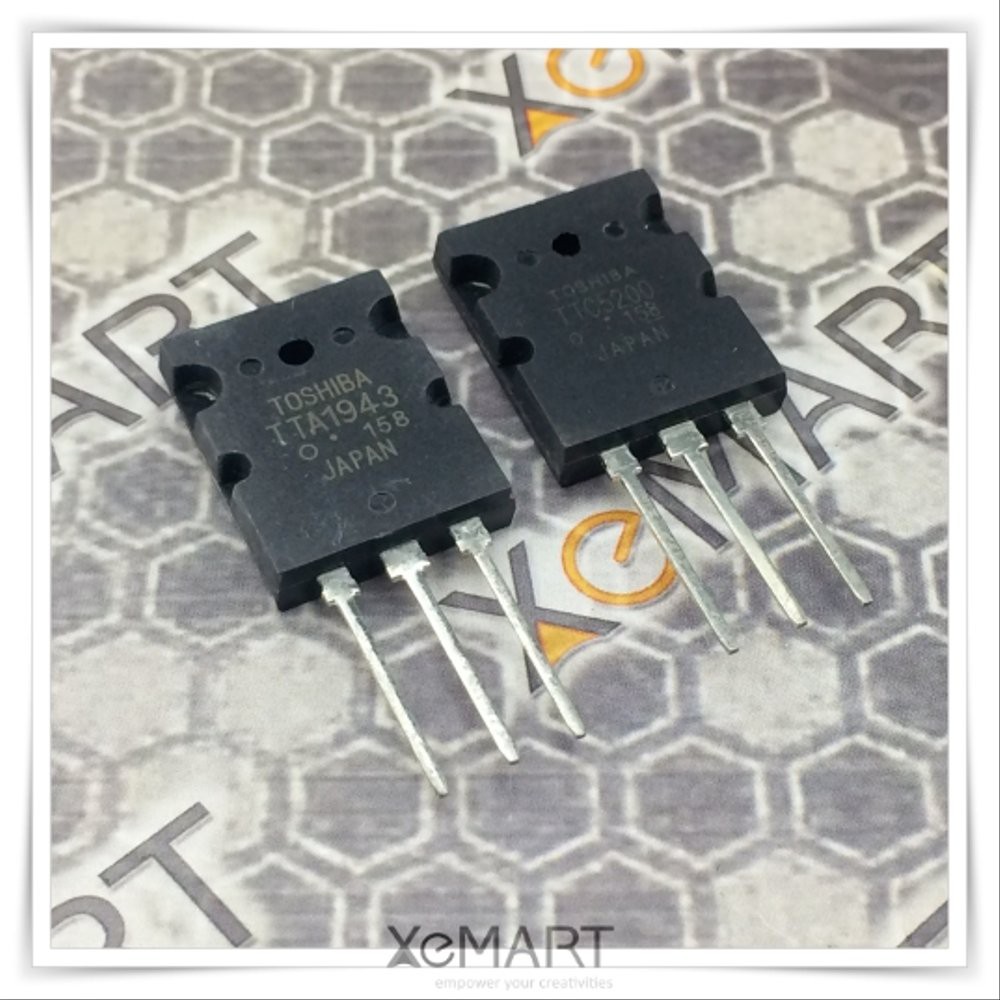 Jual TTA1943 PNP & TTC5200 NPN 230V 15A 150W For Audio Power Amplifier ...