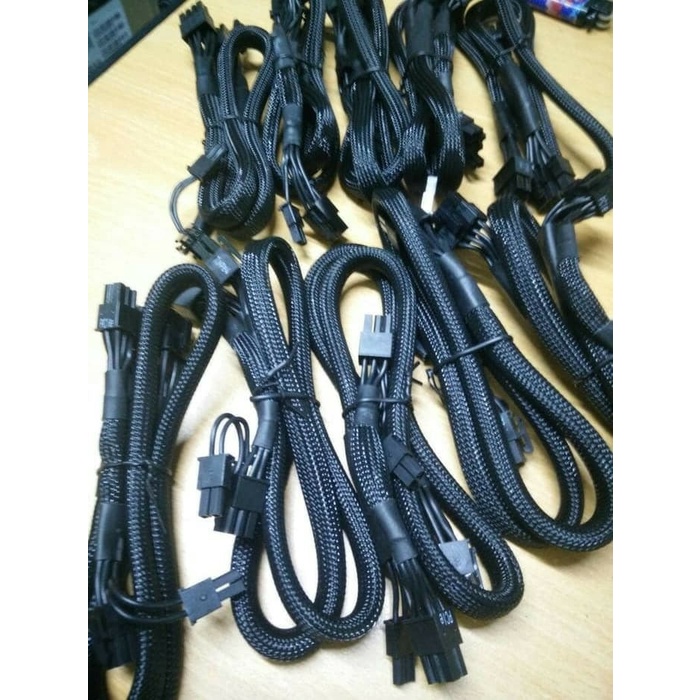 Jual Kabel Modular 8 PIN PSU ke PCIe 2x (6+2) Corsair | Shopee Indonesia