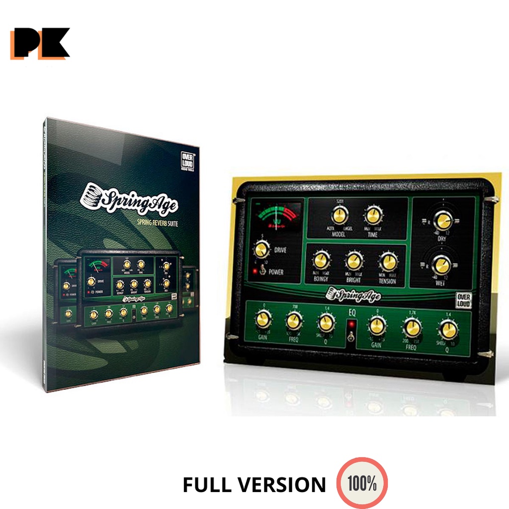 Jual Plugin Overloud SpringAge - vst simulation of spring reverbs ...