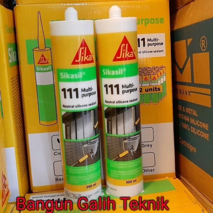 Jual Sikasil 111 MP silicone sealant White | Shopee Indonesia