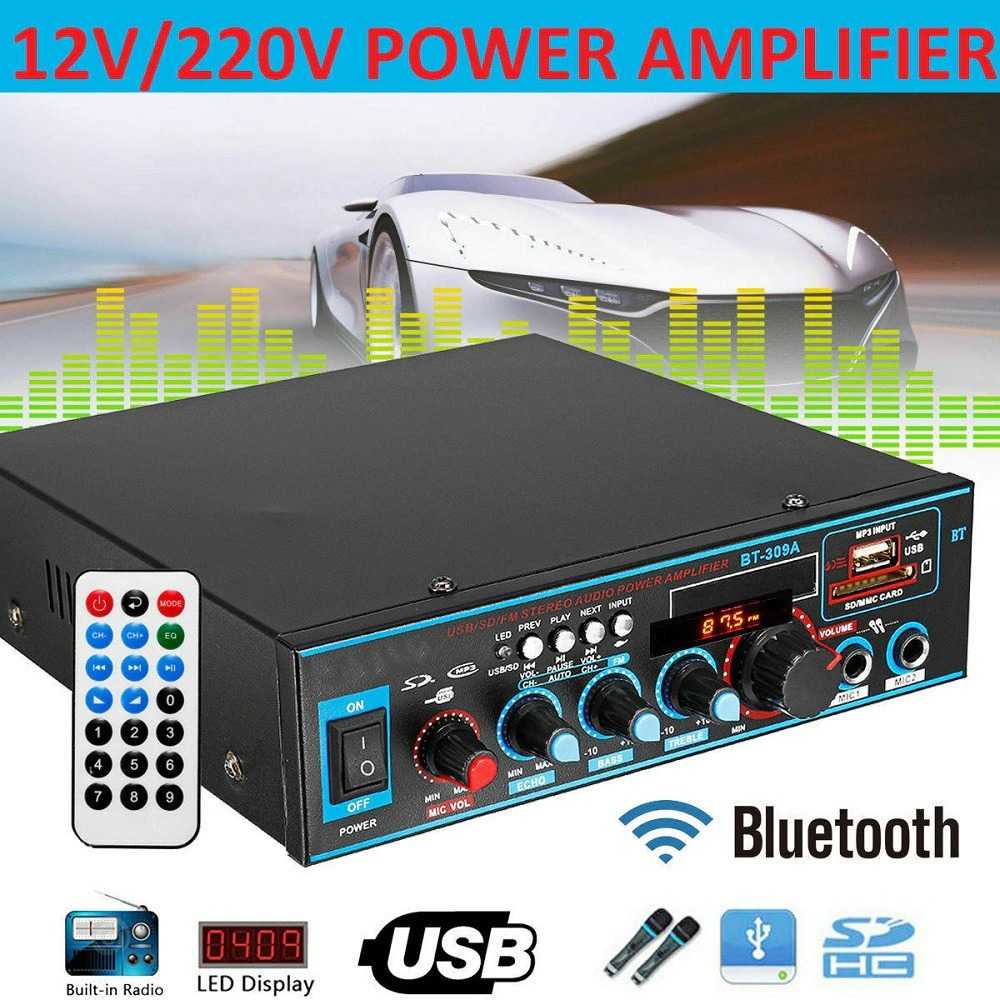 Jual Amplifier Bluetooth 5.0 Stereo 2 Channel 800W / Amplifier ...