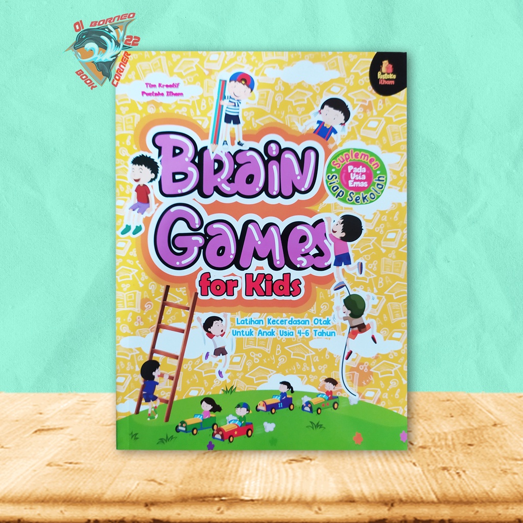 Jual BUKU ANAK TK & PAUD - BRAIN GAMES FOR KIDS LATIHAN KECERDASAN OTAK ...