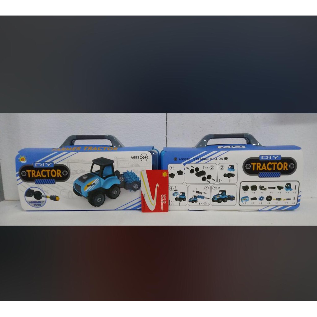 Jual Mainan DIY truck assembly bongkar susun truk konstruksi tractor ...