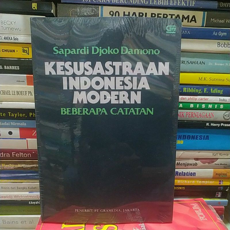 Jual KESUSASTRAAN INDONESIA MODERN beberapa catatan sapardi djoko ...