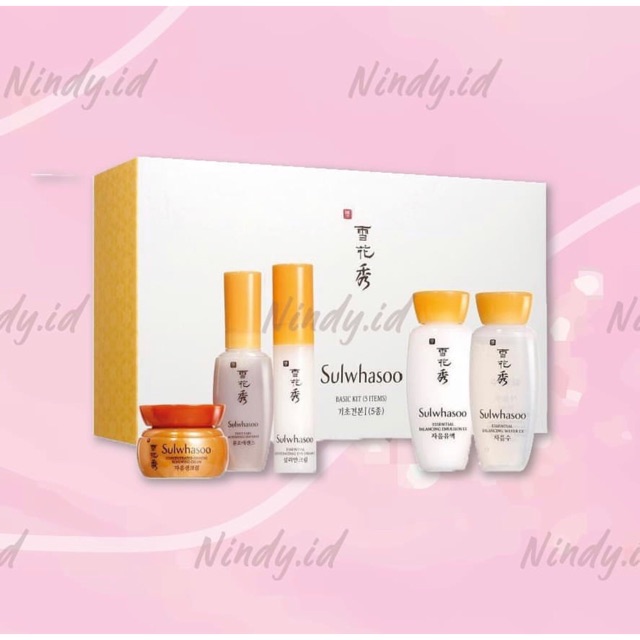 Jual SULWHASOO BASIC KIT 5 ITEMS | Shopee Indonesia