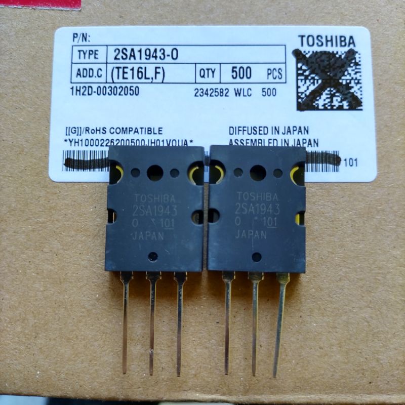 Jual TRANSISTOR TOSHIBA 2SC5200 - 2SA1943 JAPAN ASLI TR 2SC 5200 - 2SA 1493 | Shopee Indonesia
