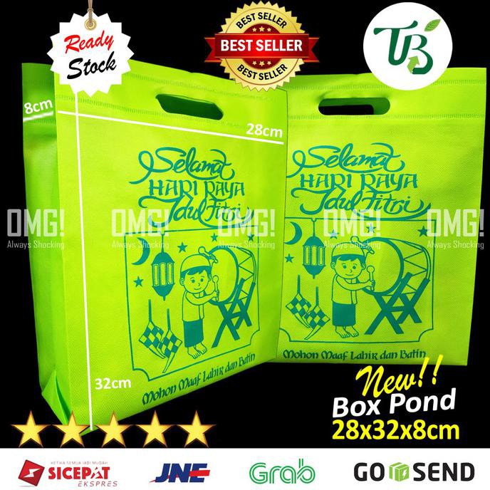 Jual Buruan Beli] Goodie Bag Idul Fitri Tas Lebaran Spunbond Tbi Box Pond Non Paper Bag | Shopee ...