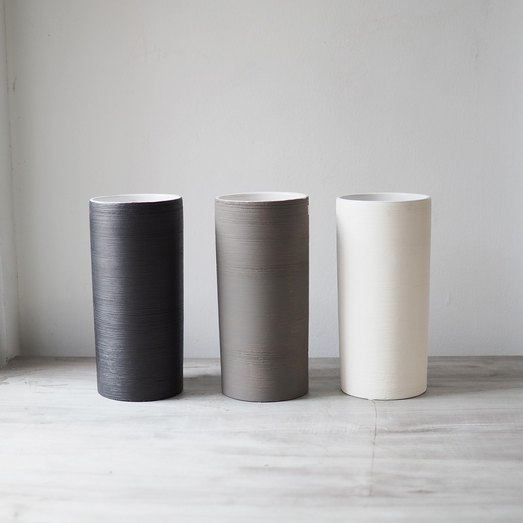 Jual Vas Keramik Silinder / Textured Cylinder Ceramic Vase (V20030 ...