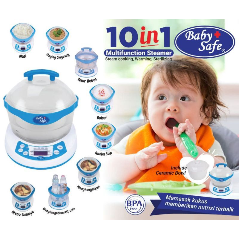 Jual Multifunction Steamer 10 in 1 (Steam Cooking, Warmer, Sterilizer ...