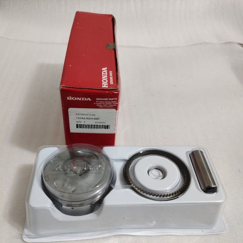 Jual Piston kit seher set Honda Mega pro lama - Primus - GL pro - Neotech Size 0.25 Ori | Shopee ...