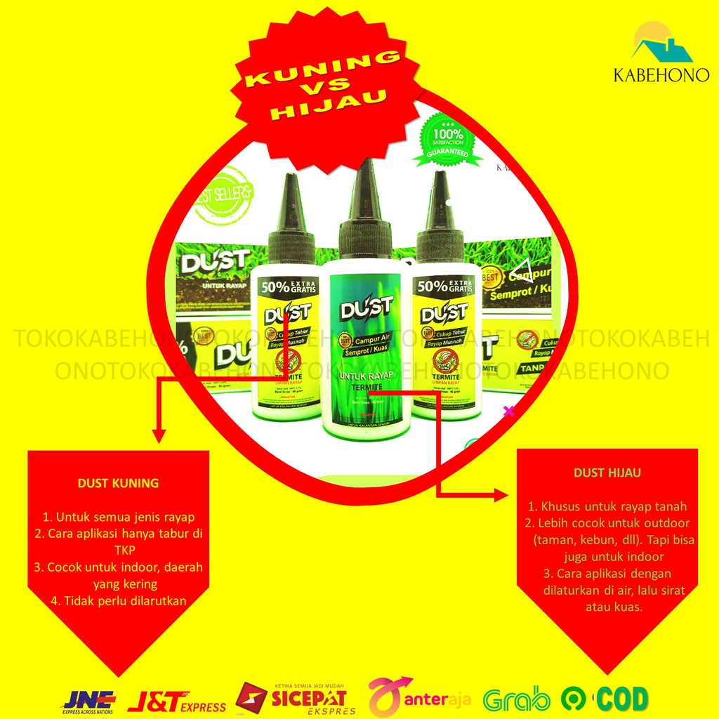 Jual Obat Anti Rayap Kayu Tanah Dust Termite Bubut Pengawet Kayu ...
