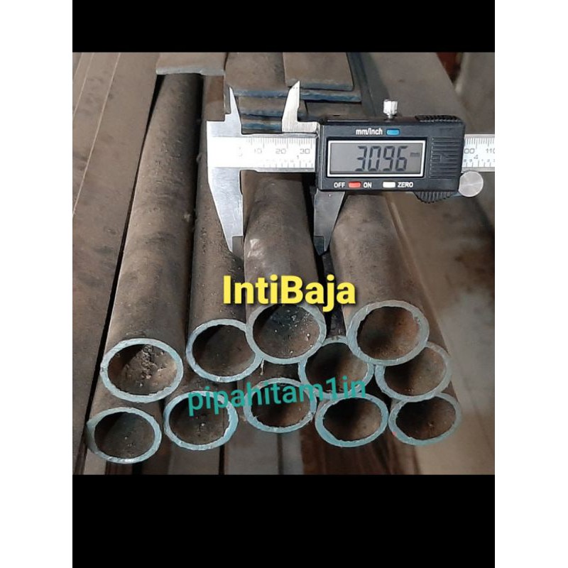 Jual BESI PIPA HITAM 1inchi x 6meter / Besi Pipa Hitam 1 inch x 6 meter ...