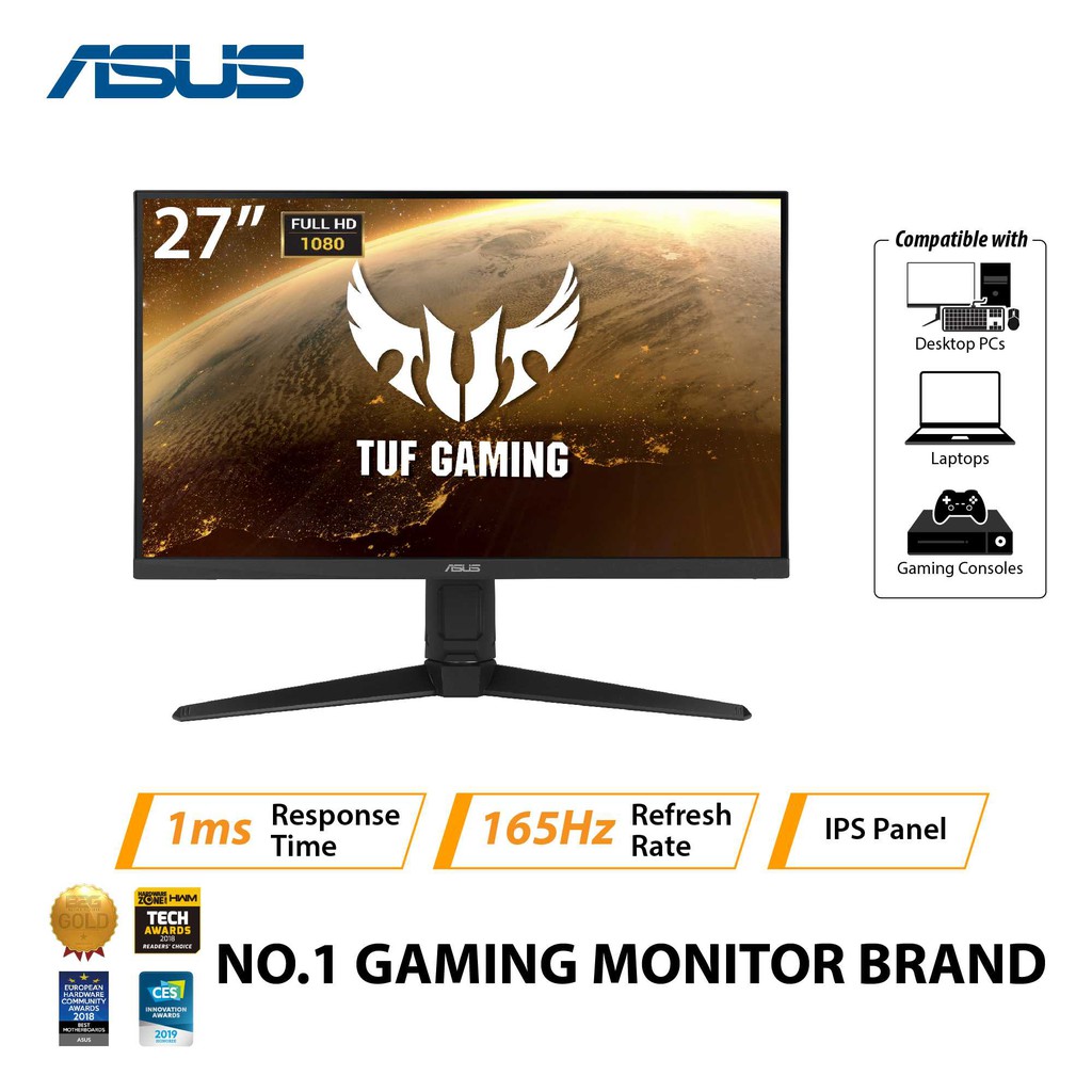 Jual ASUS TUF GAMING VG279QL1A | Monitor 27" FHD IPS 165Hz 1ms FreeSync ...