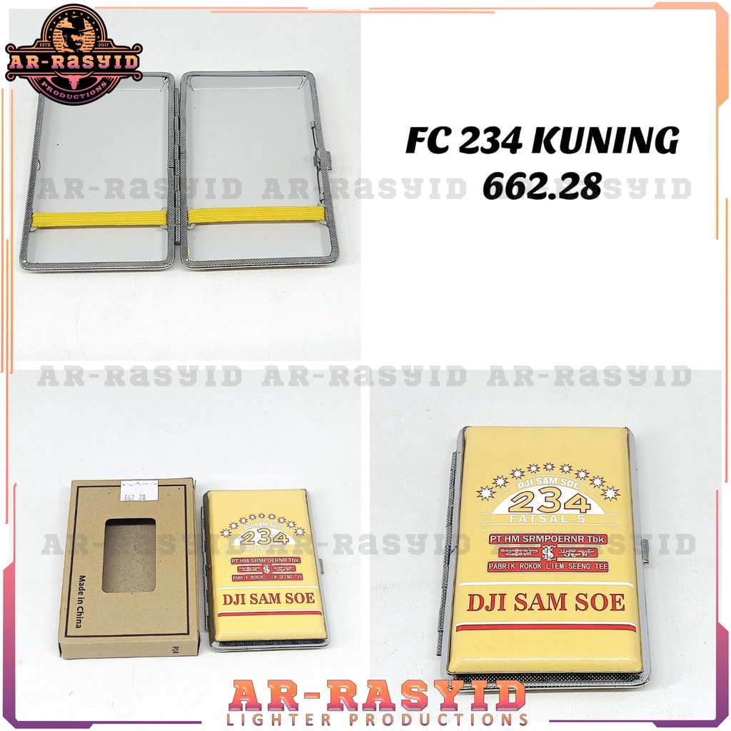 Jual Tempat Kotak Rokok Kaleng Motif Dji Sam Soe Kuning | Shopee Indonesia
